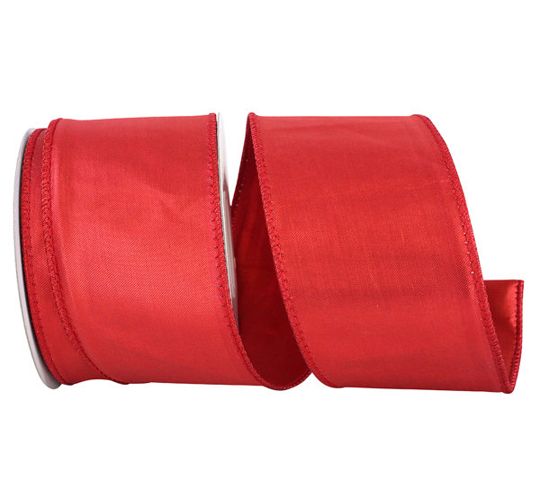 The Holiday Aisle® Metallic Lame Luxury Wired Edge Ribbon | Wayfair
