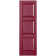 Alpha Shutters Custom Three Panel-style Raised Panel Vinyl Shutters ...