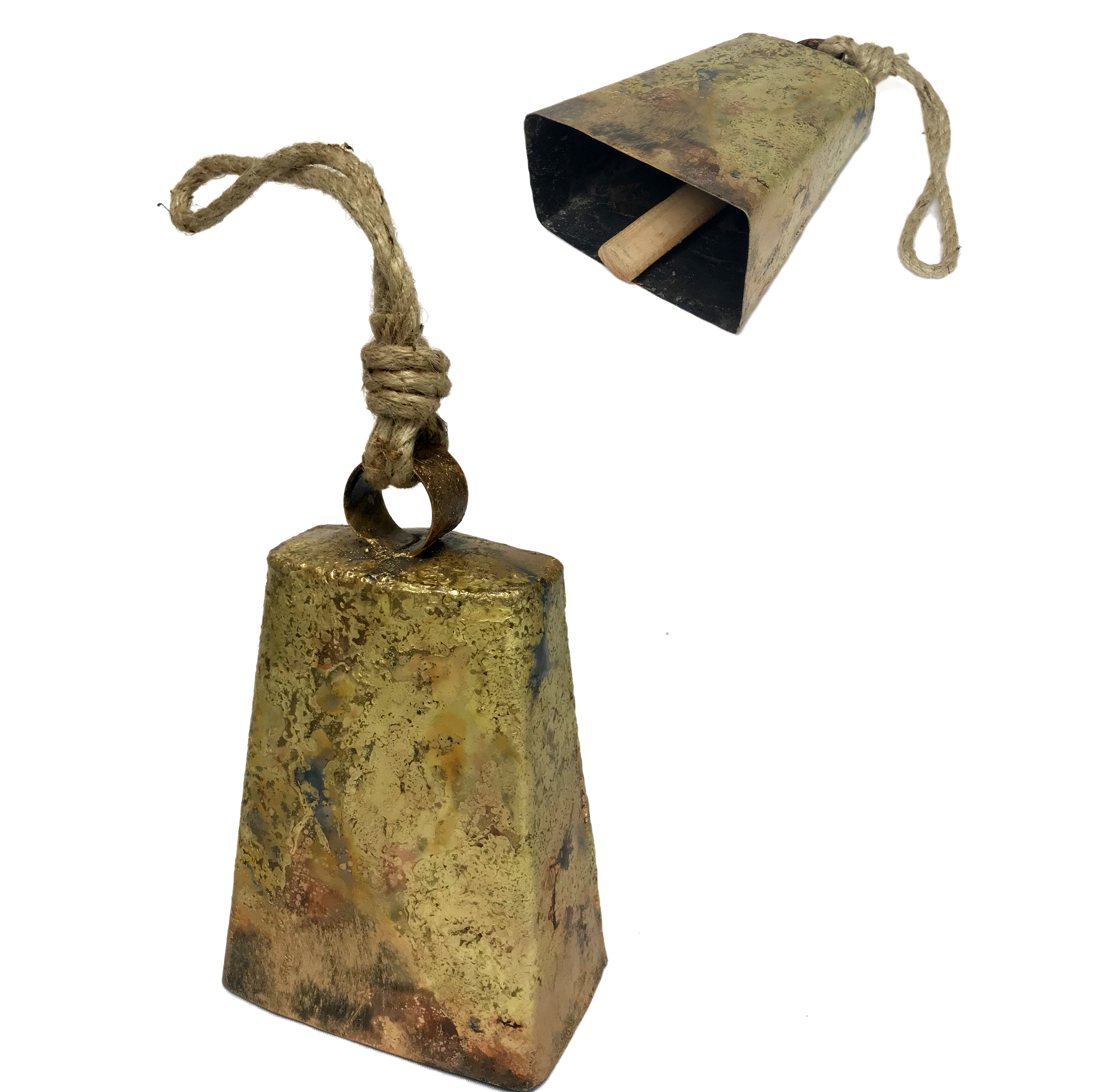 Gracie Oaks Metal Hanging Bell Wall Décor | Wayfair