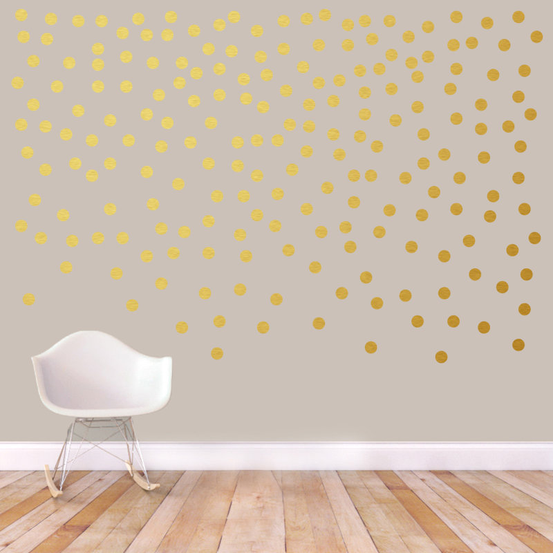 Trule Confetti Dots Circle Wall Decal & Reviews | Wayfair