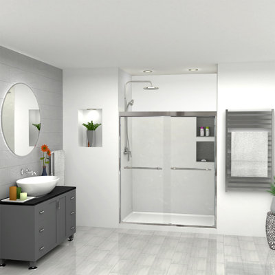 Transolid Saramar 3-Piece Shower Wall Kit | Wayfair