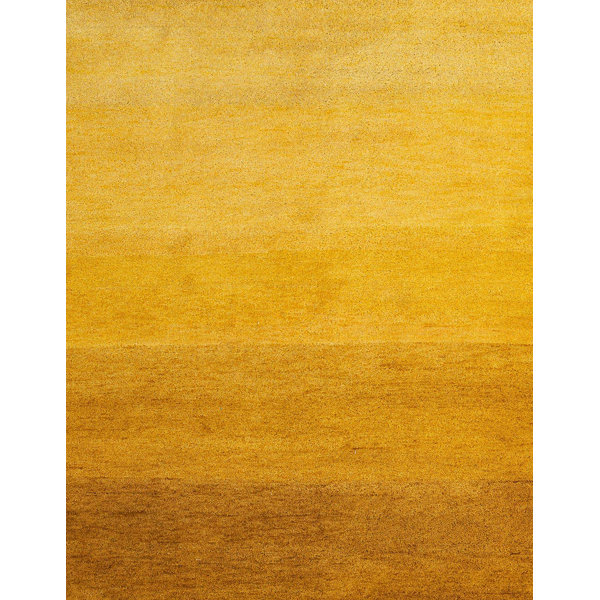 Latitude Run® Yellow/Brown Rug | Wayfair