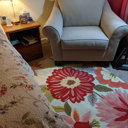 Red Barrel Studio® Leroi Floral Handmade Tufted Area Rug in Red/Pink ...