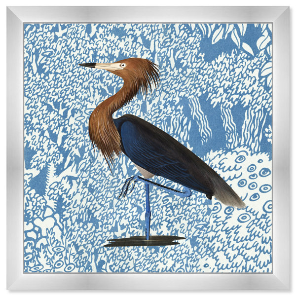 Animals 'Bird Pose' Birds Wall Art Print | Joss & Main