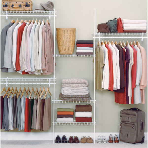 ClosetMaid 60" W - 96" W Wire Closet Organizer Kit & Reviews | Wayfair
