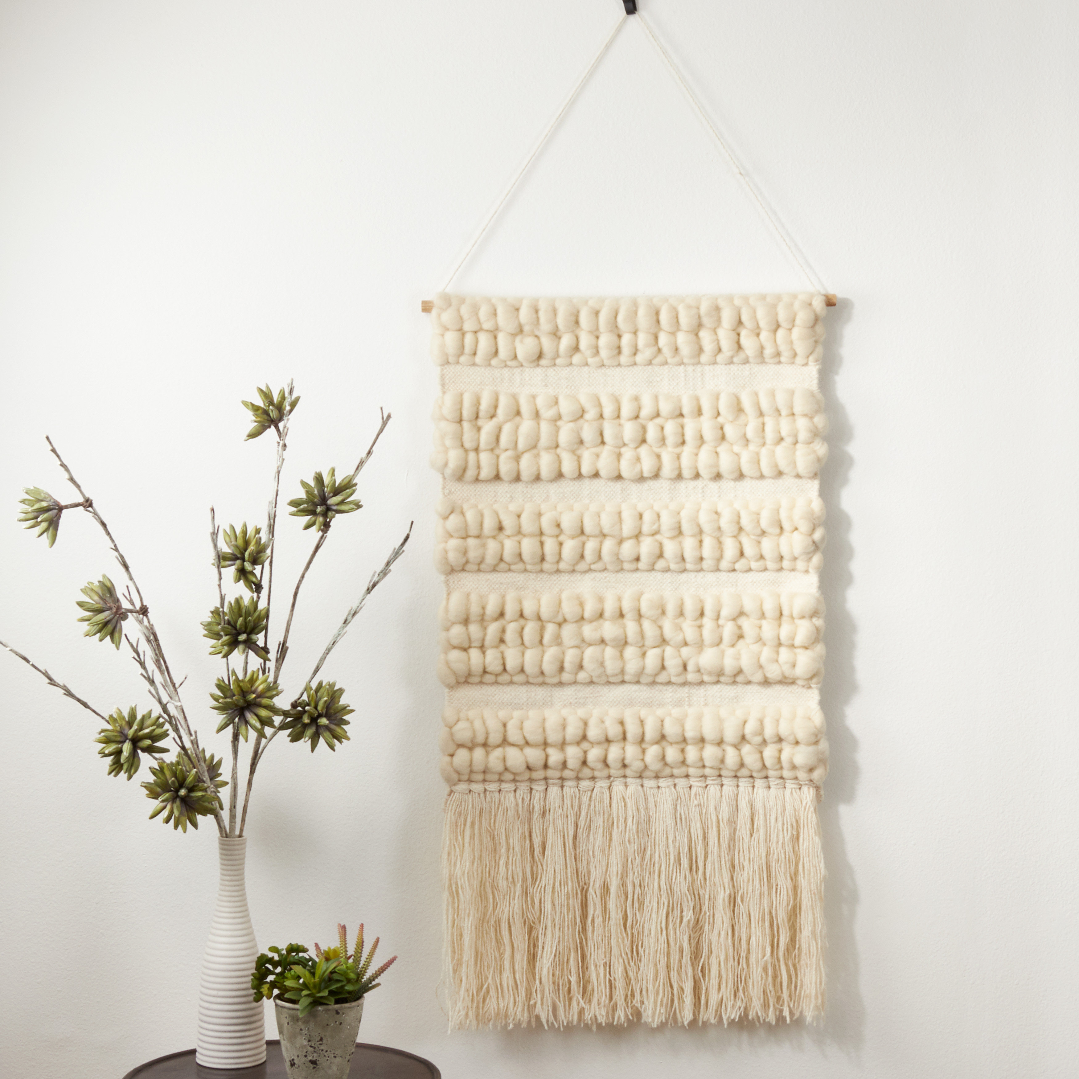 Dakota Fields Wool Braided Woven with Rod Included & Reviews | Wayfair