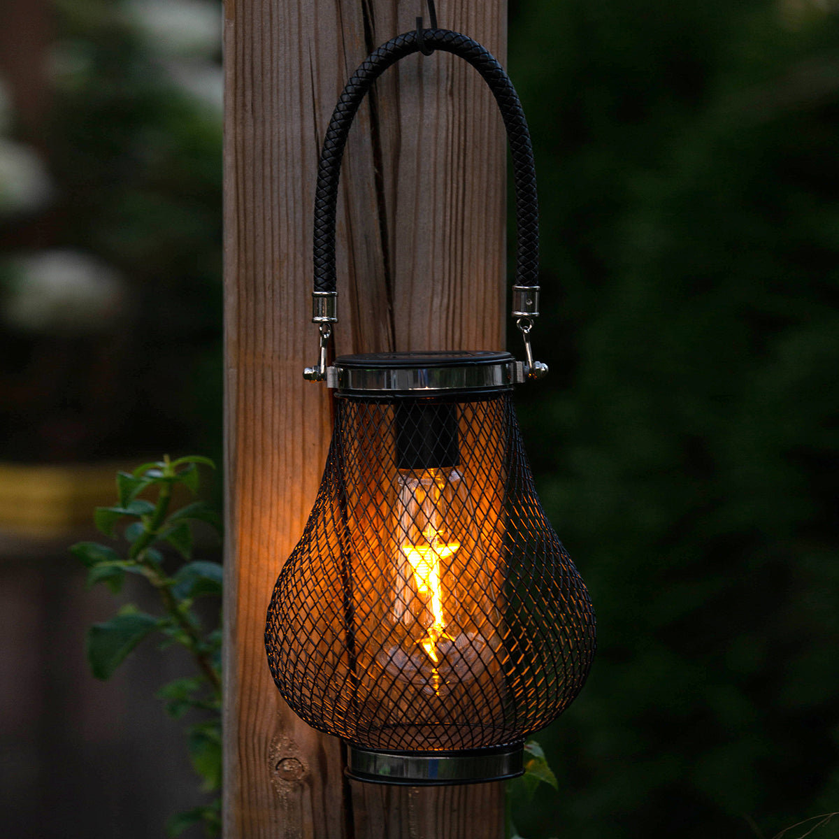 Echo Valley 8.13" Solar Powered Integrated LED Outdoor Lantern | Wayfair