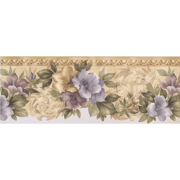 Astoria Grand Konieczny Flowers Paint by Design 15' L x 8.5" W Floral ...