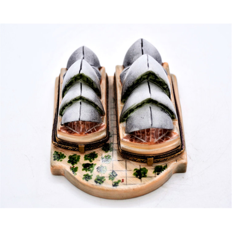 Trinx Autralian Opera House Landmark Trinket Box. Hand Painted With ...