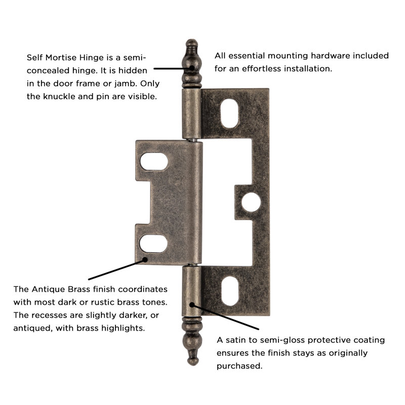 HickoryHardware Free Swing Door Hinge & Reviews | Wayfair