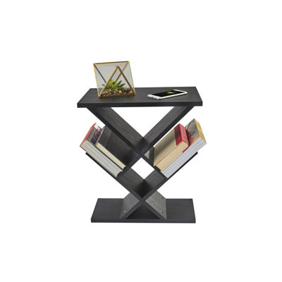 Adesso Zig-Zag 21.25'' Tall Floor Shelf End Table & Reviews | Wayfair