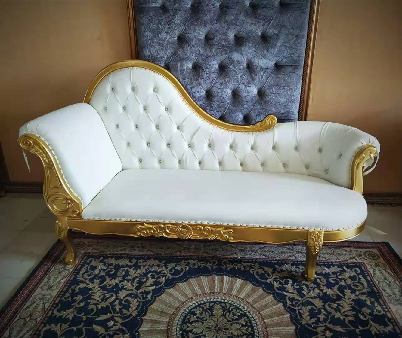 InfinityFurnitureImport Infinity Vegan Leather Chaise Lounge | Wayfair