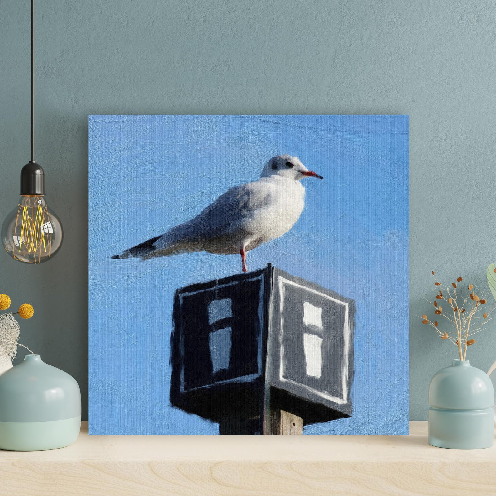 Rosecliff Heights A Bird On Sign Pole During Daytime - 1 Piece Recta A ...