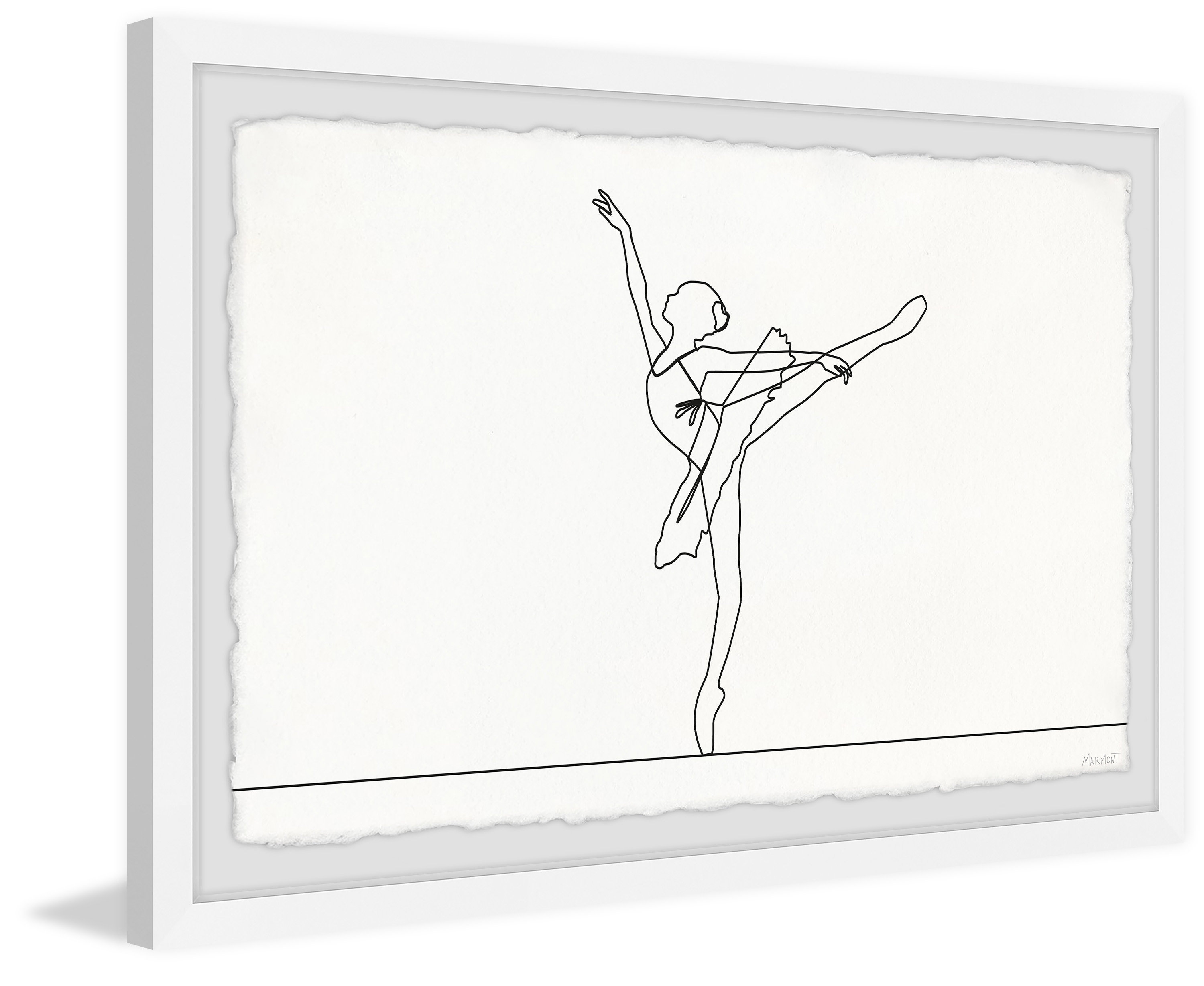 Greyleigh™ Baby & Kids Perfect Arabesque - Picture Frame Drawing Print ...