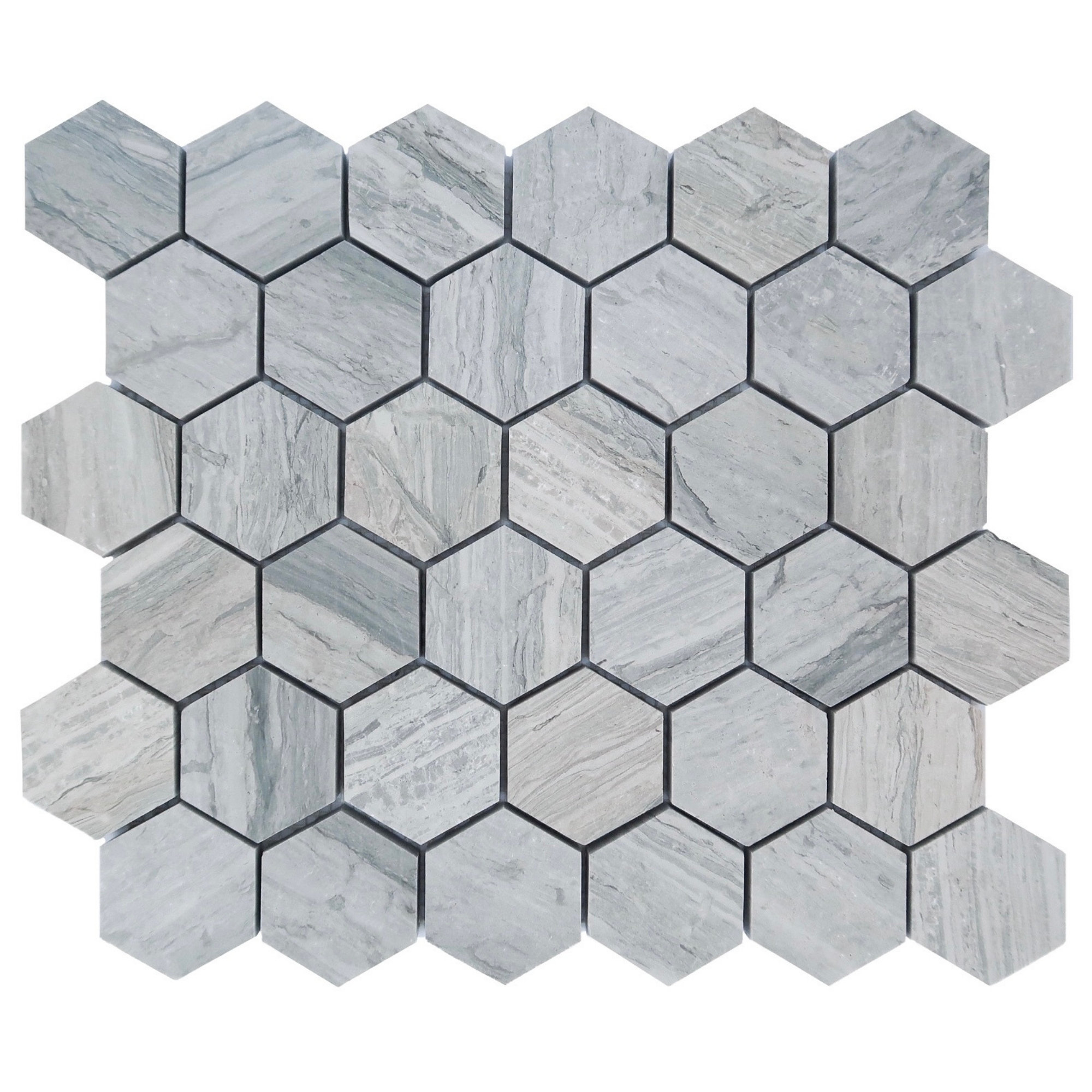Symple Stuff Lorford 2" x 2" Marble Mosaic Floor Tile | Wayfair
