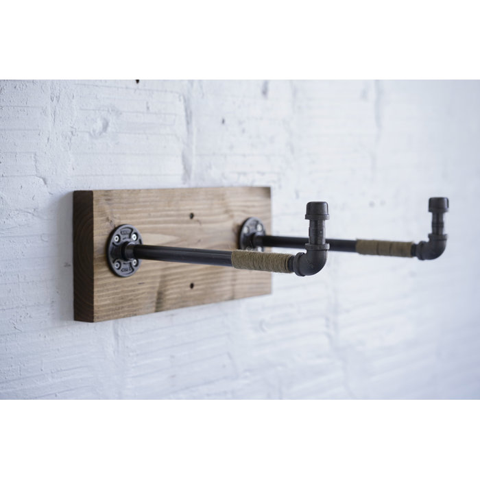 TheIronRootsDesigns Industrial Pipe Wall Mounted Bike Rack & Reviews ...