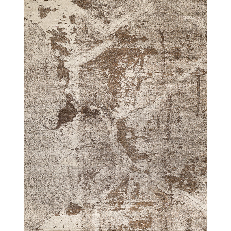 17 Stories Kelson Abstract Brown Area Rug & Reviews
