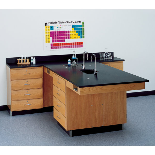 Diversified Woodcrafts Perimeter Workstation | Wayfair