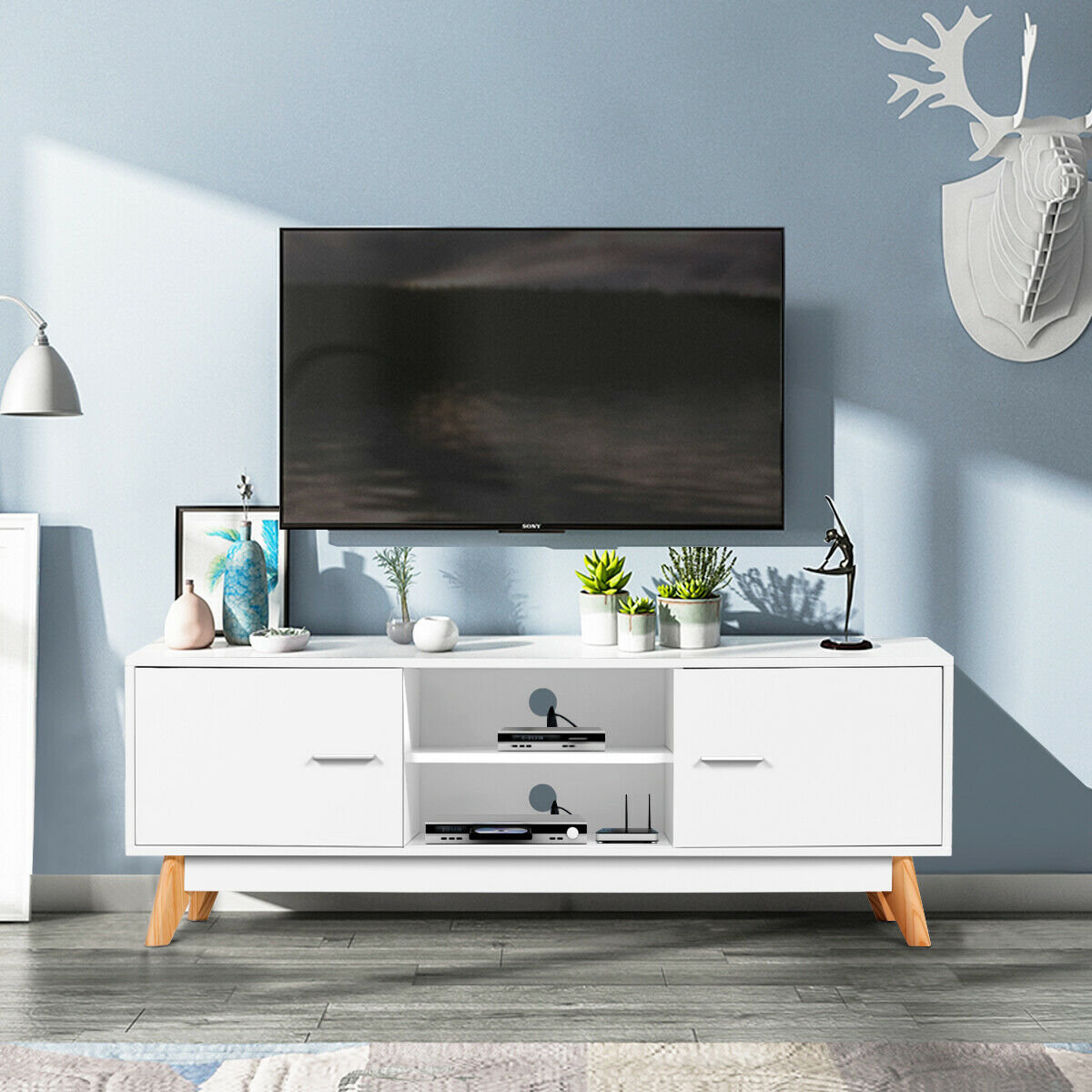 Wrought Studio Borja TV Stand for TVs up to 60" & Reviews | Wayfair