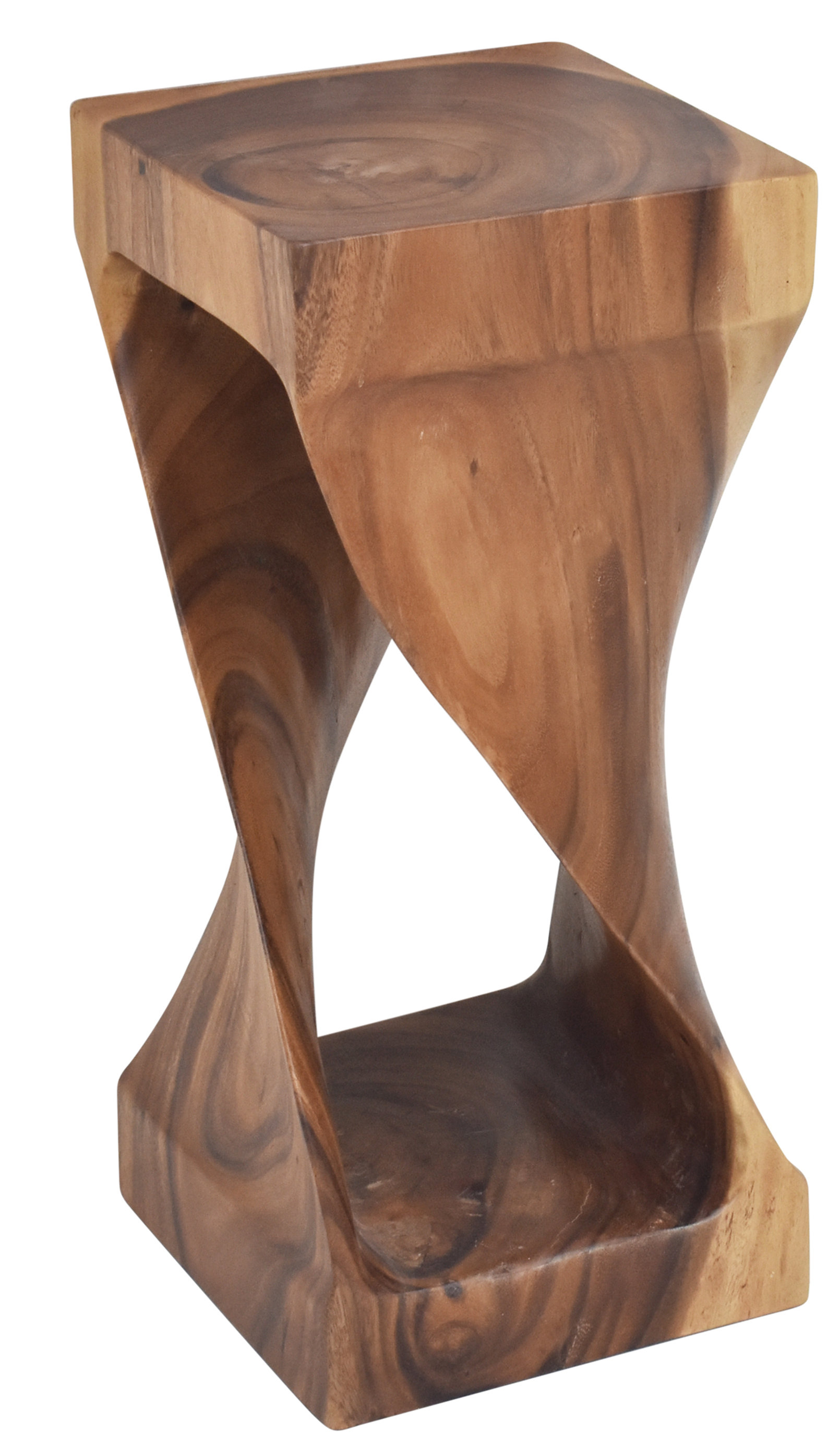 Loon Peak® Cinderford 25'' Tall Solid Wood Block End Table & Reviews ...