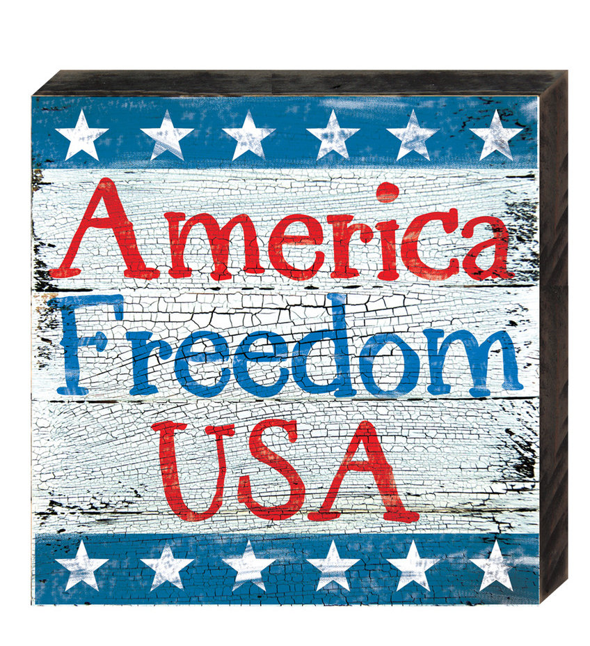 Designocracy Americana Freedom on Board Wall Décor | Wayfair