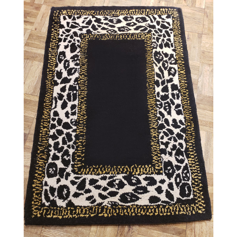 American Home Rug Co. African Safari Solid Color Handmade Tufted Wool ...