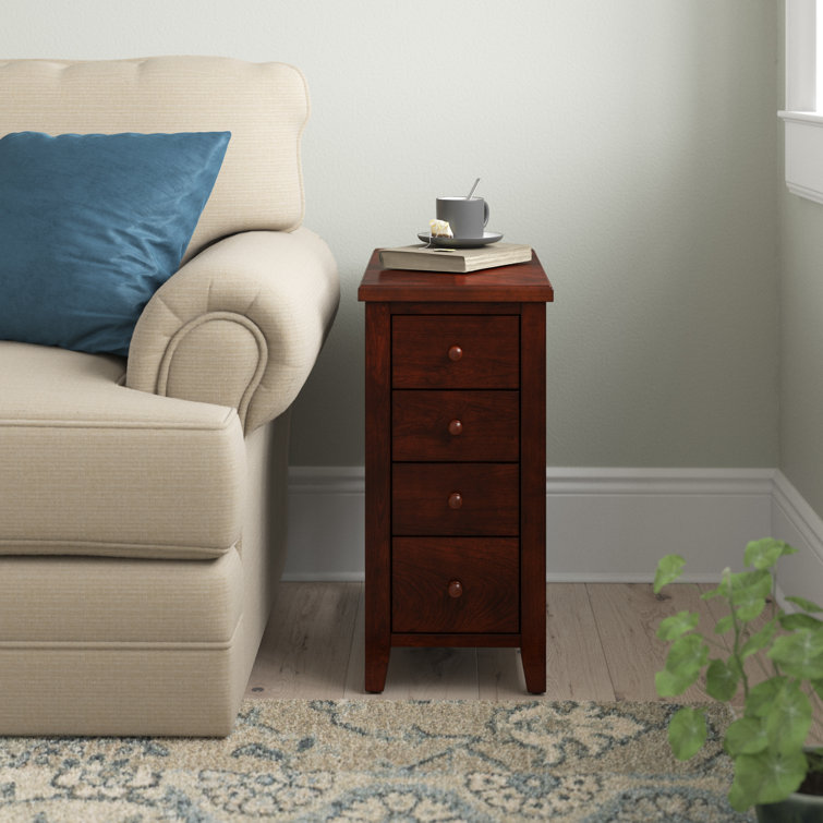 Lark Manor Ty 24'' Tall 4 - Drawer End Table & Reviews | Wayfair