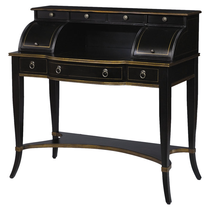 AA Importing Roll Top Reversible Secretary Desk | Wayfair