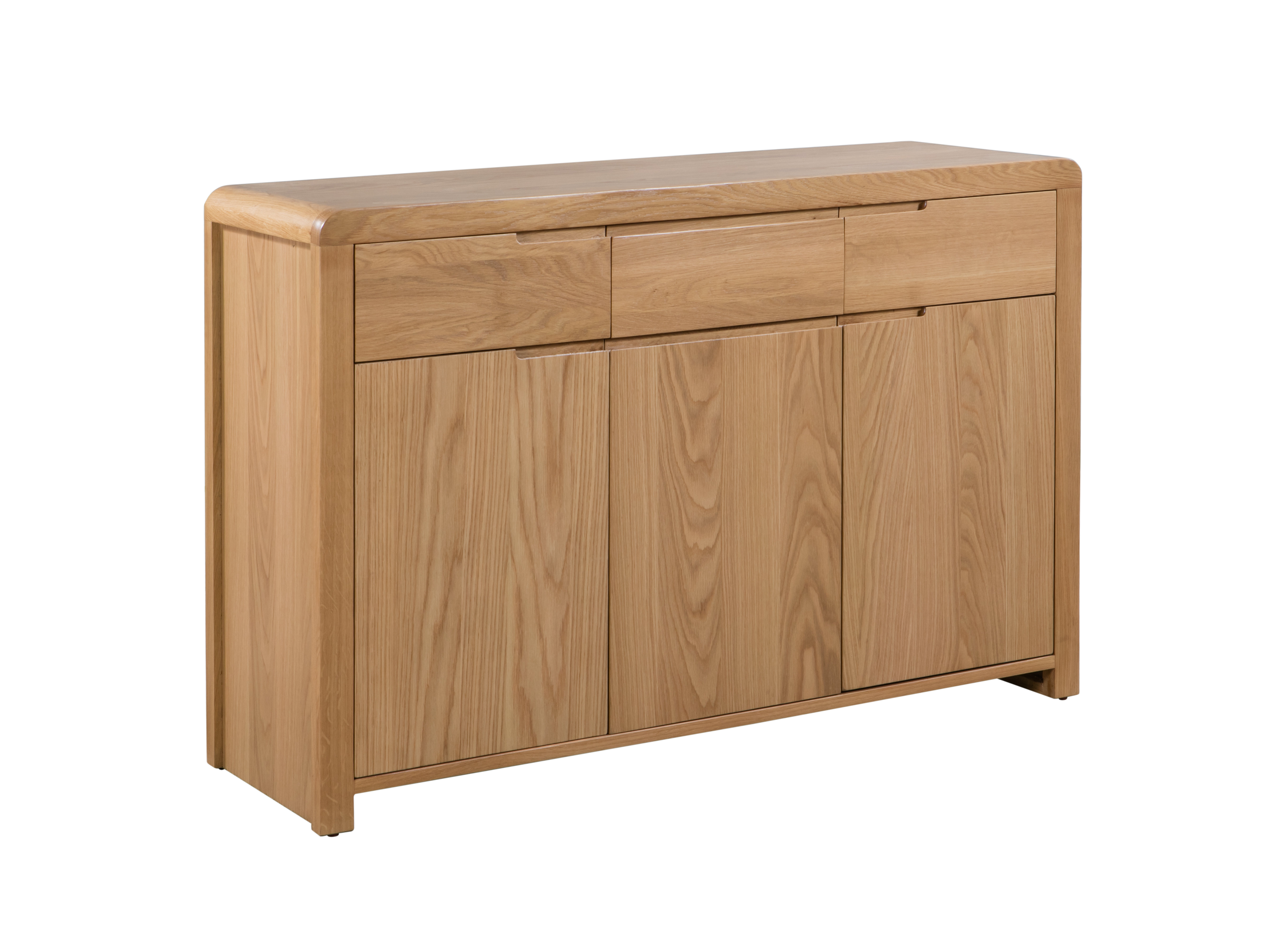 Gracie Oaks Bruner 130Cm Wide 3 Drawer Sideboard | Wayfair.co.uk