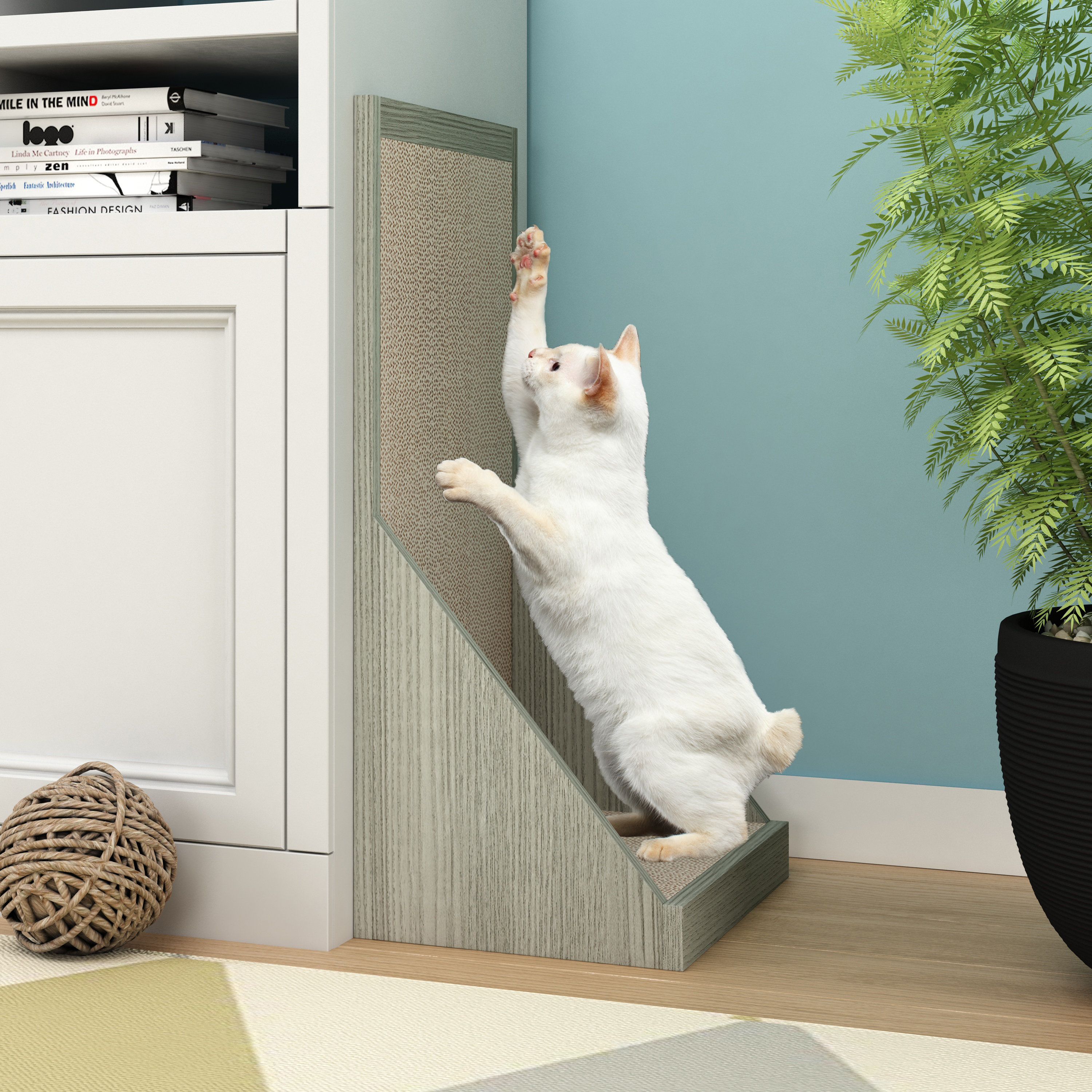 Archie & Oscar™ Kells Eco Vertical Standing Cat Scratching Board ...