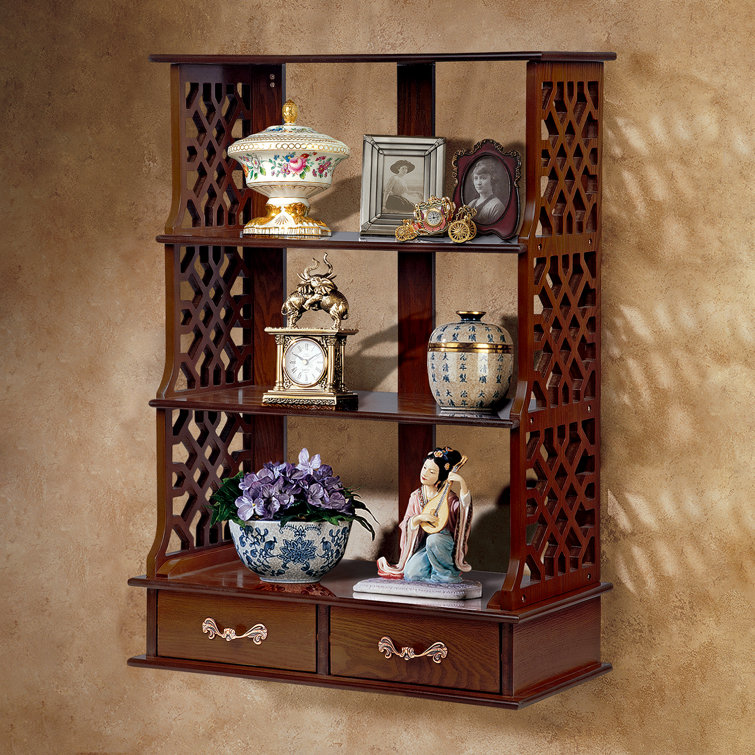 Design Toscano Chinese Chippendale Wall Shelf & Reviews | Wayfair.ca