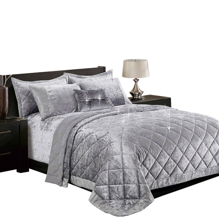 Mercer41 Silver Bedspread & Reviews | Wayfair.co.uk