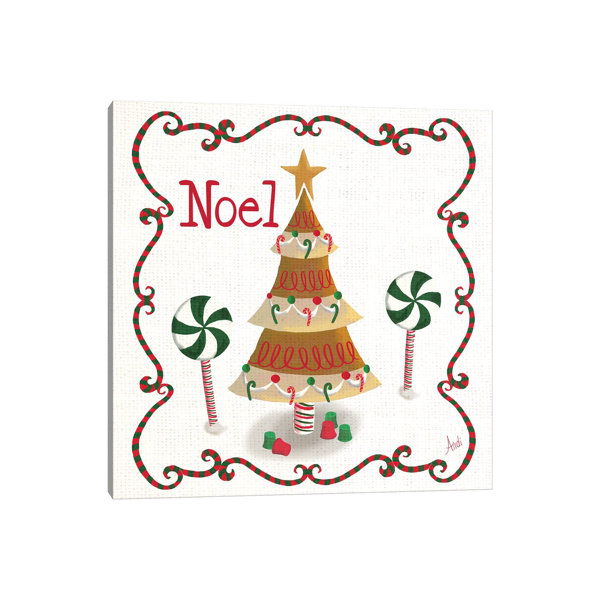 The Seasonal Aisle Gingerbread Forest IV by - Wrapped Canvas Graphic ...
