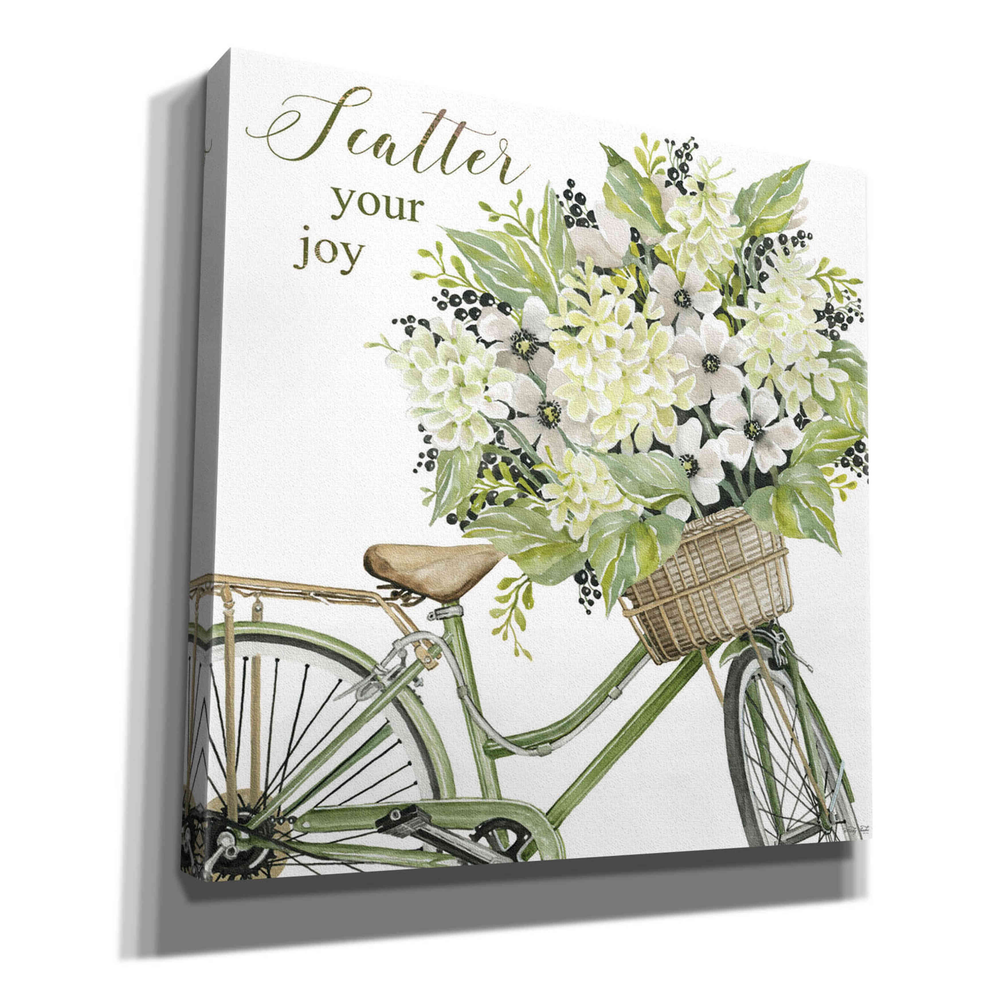 Dovecove Scatter Your Joy Scatter Your Joy by - Wrapped Canvas Painting ...