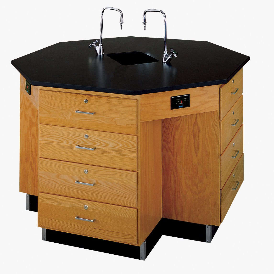 Diversified Woodcrafts Octagon Fixture Workstation | Wayfair