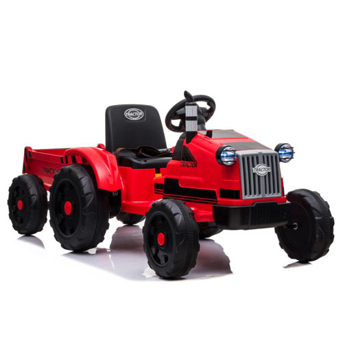Ktaxon Kids Ride on Battery Powered Tractor and Construction Vehicle ...