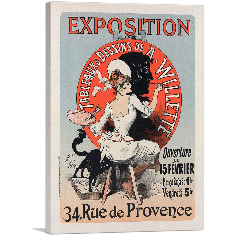 ARTCANVAS Exhibition Of Paintings And Drawings by Jules Cheret ...