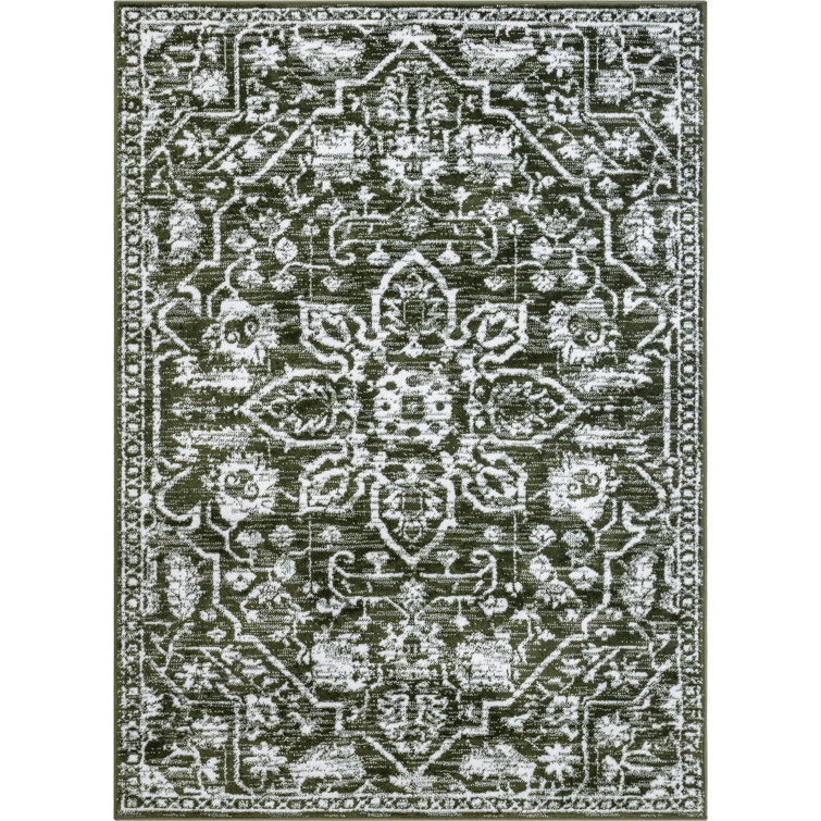 Well Woven Dazzle Green/White Rug & Reviews | Wayfair.co.uk