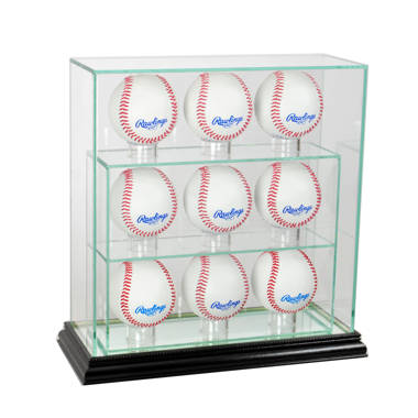 Perfect Cases And Frames 8'' x 5'' Glass Baseball Ball Display Case ...