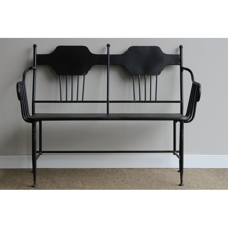 Ivy Bronx Fiorentino Metal Bench & Reviews | Wayfair
