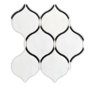 Mango Tile 10" x 11" Marble Arabesque Mosaic Wall & Floor Tile | Wayfair.ca