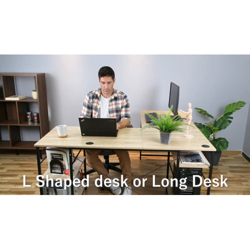 Blue Elephant Fortson L-Shape Computer Desk & Reviews | Wayfair.co.uk