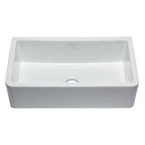 Alfi Brand 18.25'' Ceramic Rectangular Vessel Bathroom Sink | Wayfair