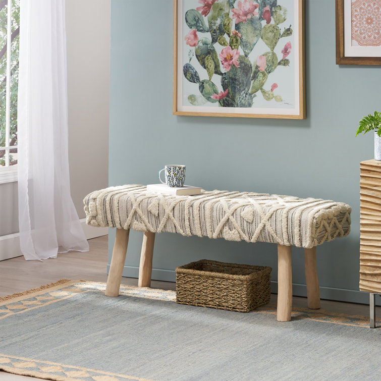 Union Rustic Offerman Upholstered Bench & Reviews | Wayfair