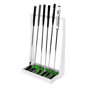 Gosports Premium Wooden Golf Putter Stand, Holds 6 Clubs - Black | Wayfair