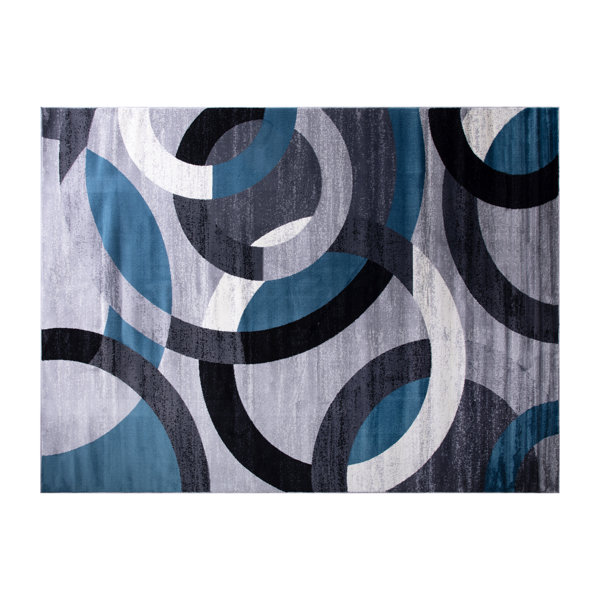 Wrought Studio Chouquer Modern Geometric Design Area Rug & Reviews ...