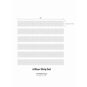 SimpleShapes Peel & Stick Stair Riser Wall Decal Stickers | Wayfair