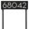Montague Metal Products Floating 1-Line Lawn Address Sign & Reviews ...