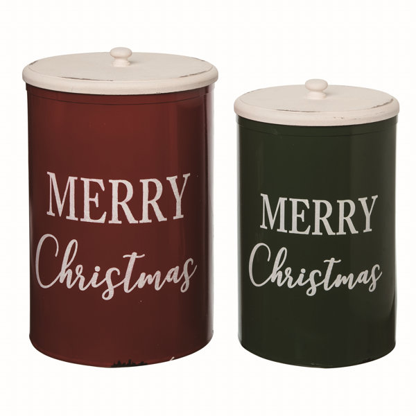 Christmas-canister | Wayfair