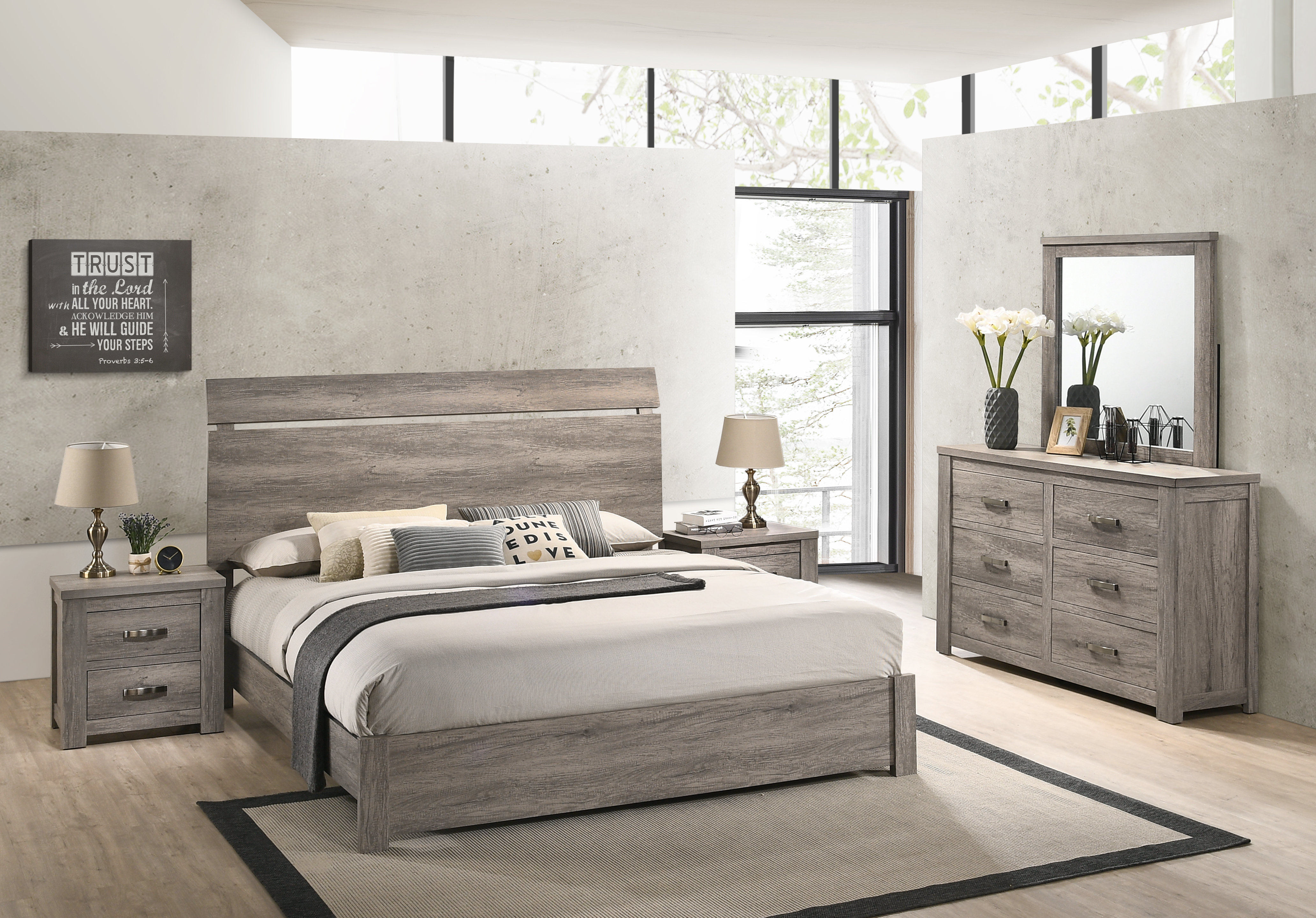 Foundry Select Teme Standard 6 Piece Bedroom Set & Reviews | Wayfair